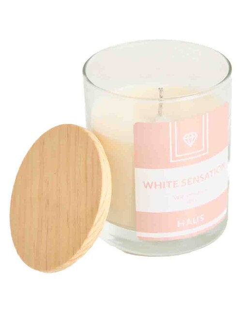 Vela aromática Haus aroma White Sensation 1